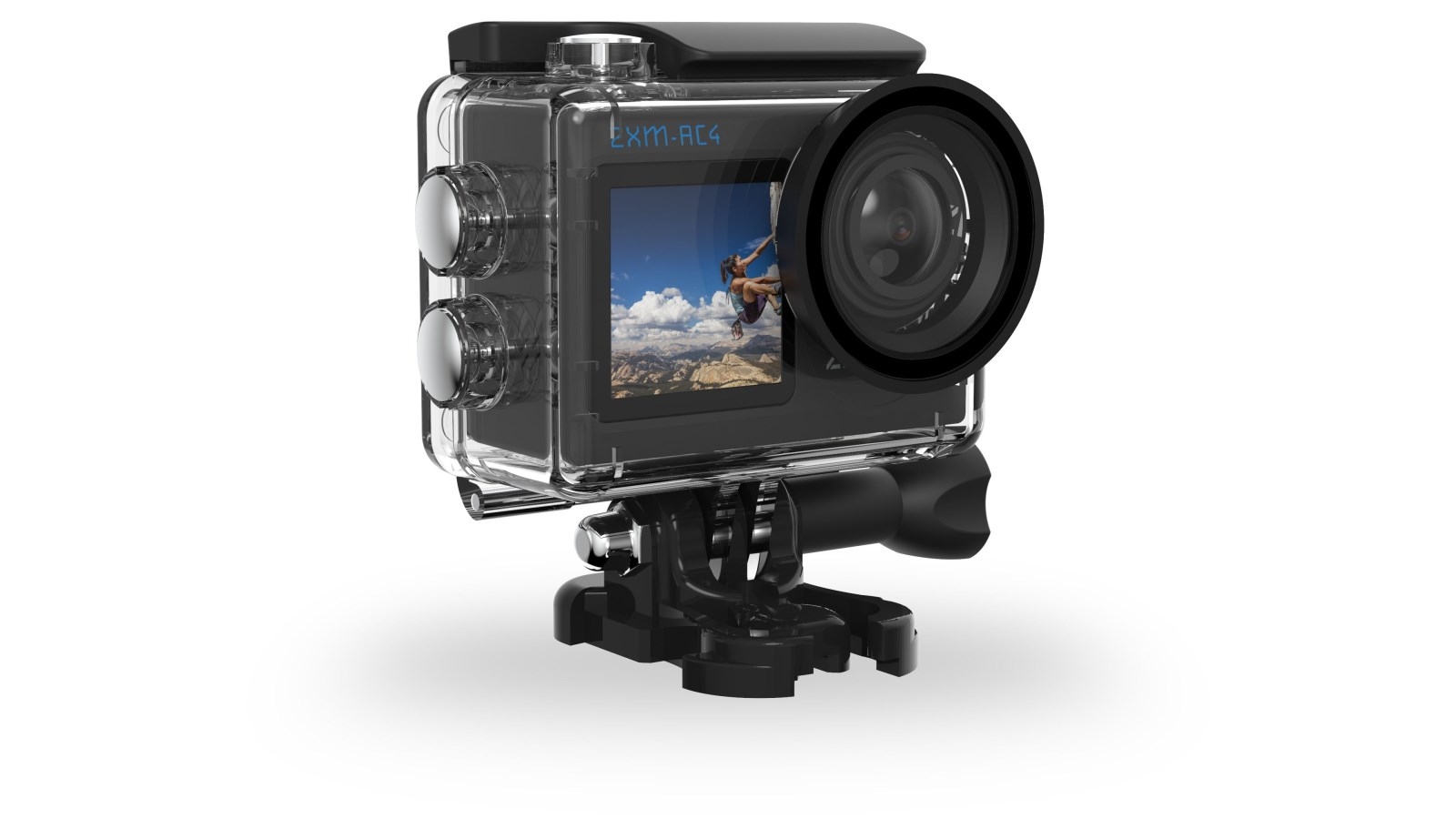 Zero-X AC4 4K UHD Action Camera with Dual Screen & WiFi | Harvey Norman
