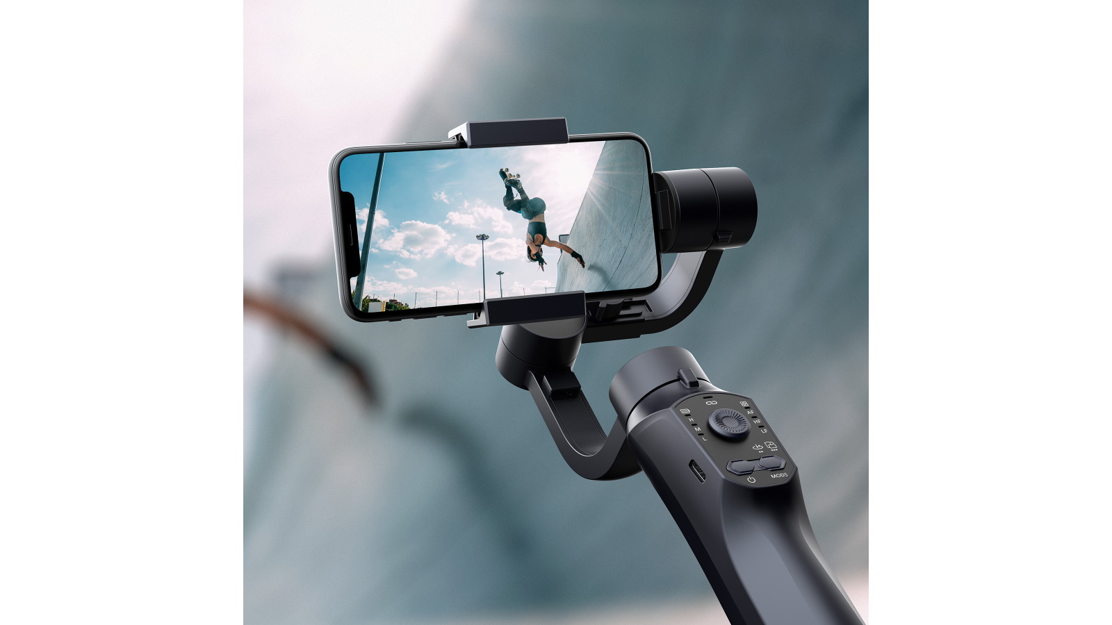 Zero-X 3-Axis Gimbal with AI and Fill Light | Harvey Norman