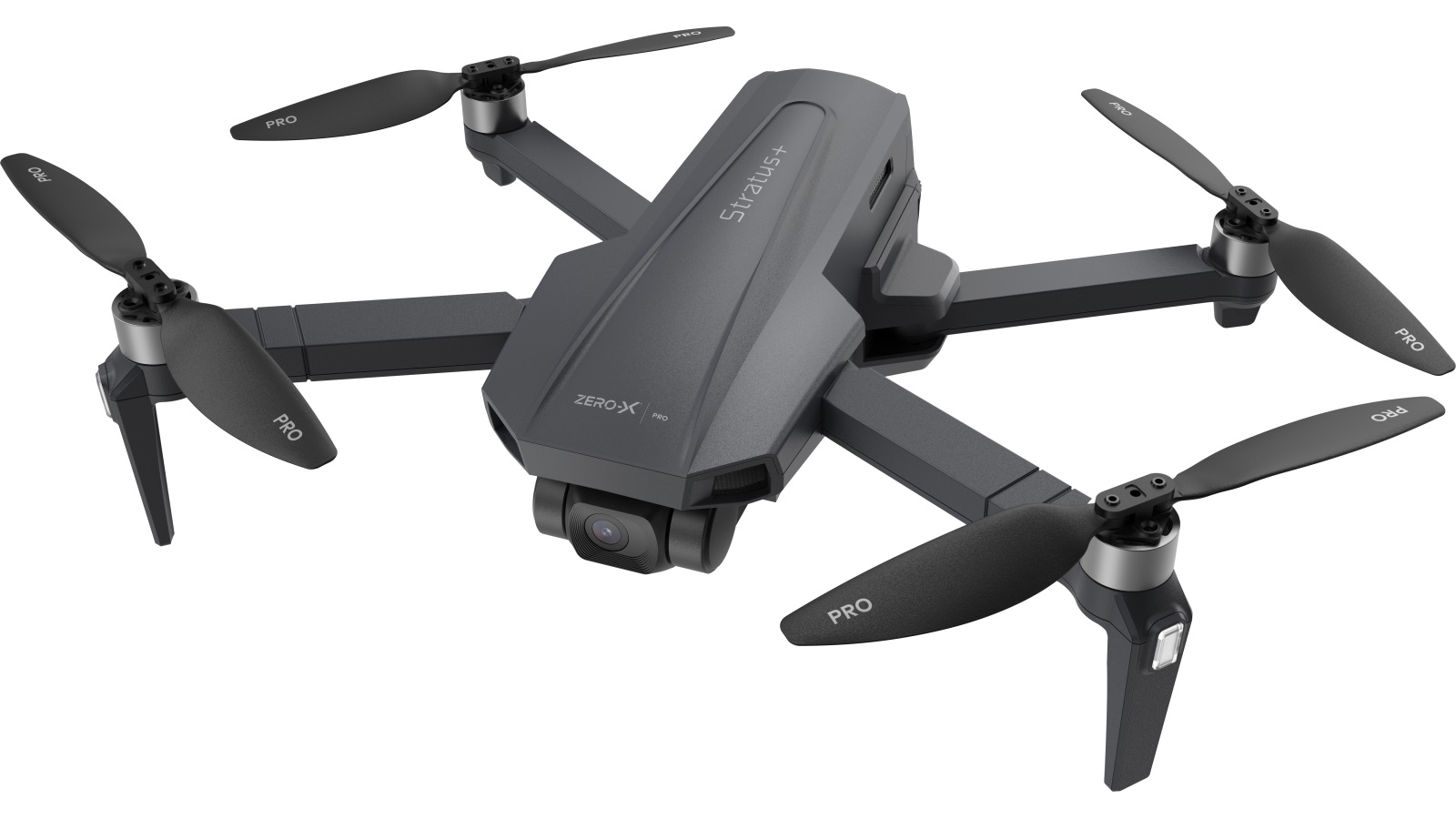 Zero-X Pro Stratus+ Foldable 4K UHD Drone with 2 Axis Gimbal Stabilizer ...