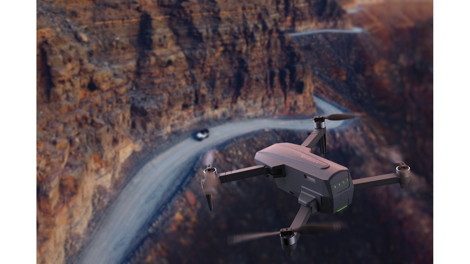 Zero-X Pro Stratus+ Foldable 4K UHD Drone with 2 Axis Gimbal Stabilizer ...