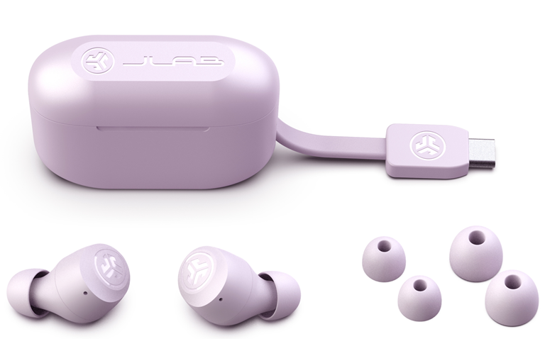 JLab GO Air POP True Wireless Earbuds with USB-C Charging - Lilac ...