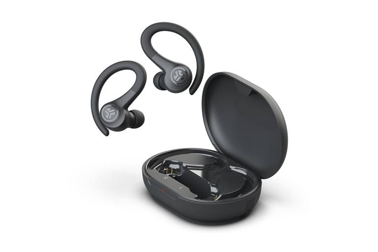 JLab GO Air Sport True Wireless Earbuds with USB-C Charging - Graphite ...