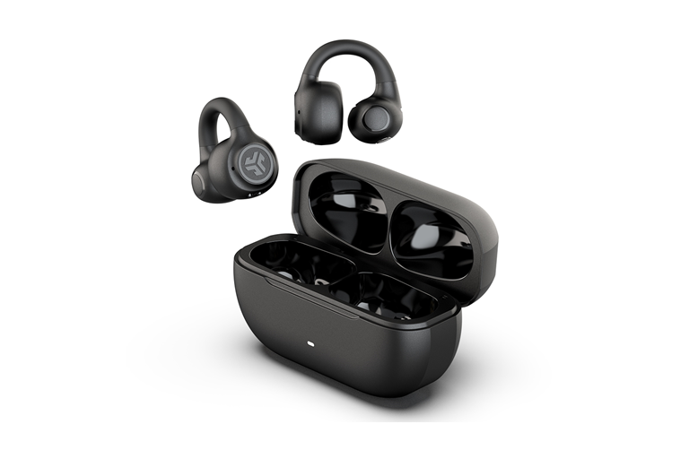 JLab Flex Open Wireless Earbuds - Black | Harvey Norman
