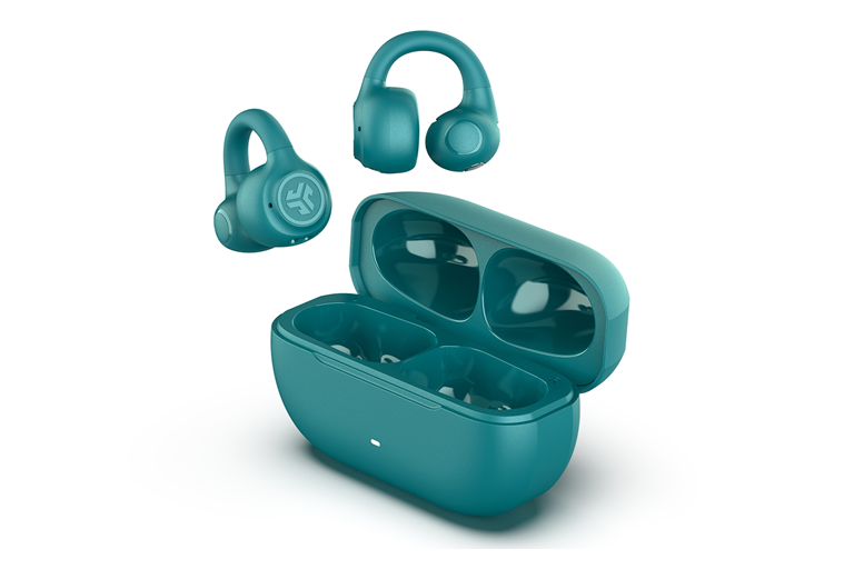 JLab Flex Open Wireless Earbuds - Teal | Harvey Norman