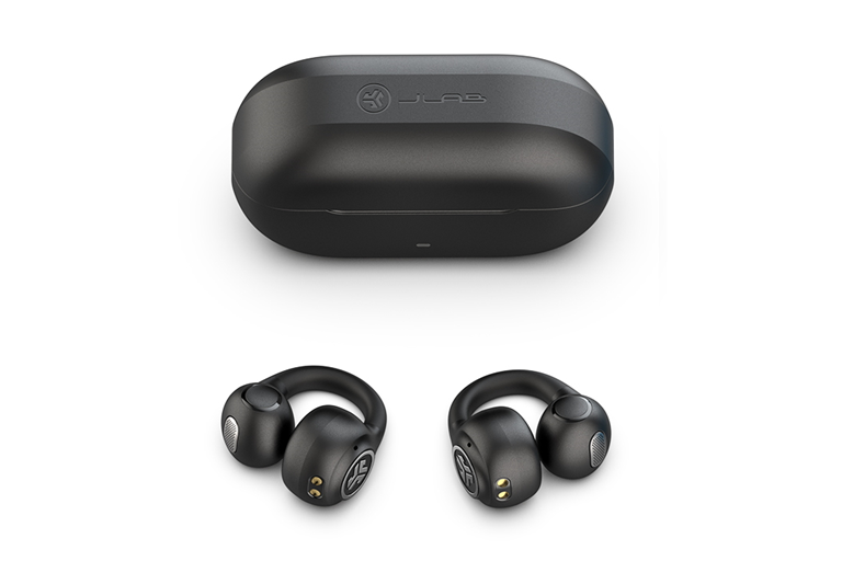 JLab Flex Open Wireless Earbuds - Black | Harvey Norman