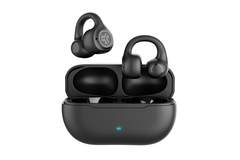 JLab Flex Open Wireless Earbuds - Black | Harvey Norman