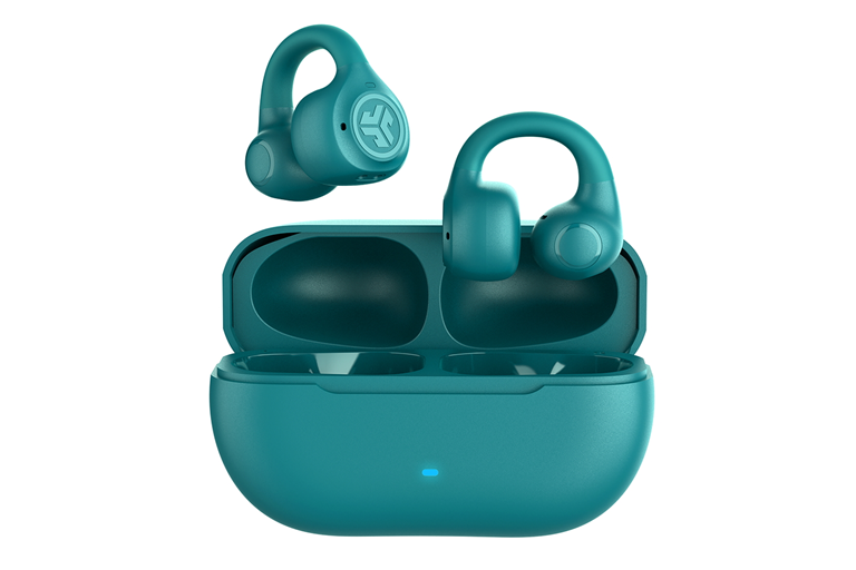 JLab Flex Open Wireless Earbuds - Teal | Harvey Norman