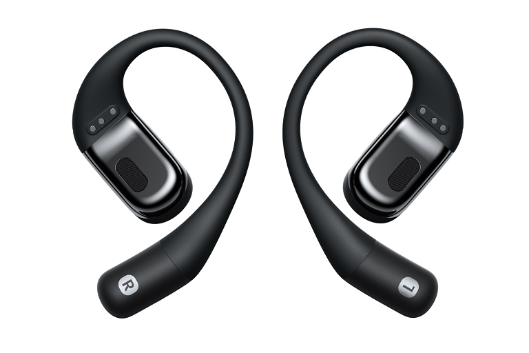 Shokz OpenFit Open-Ear True Wireless Earbuds - Black | Harvey Norman