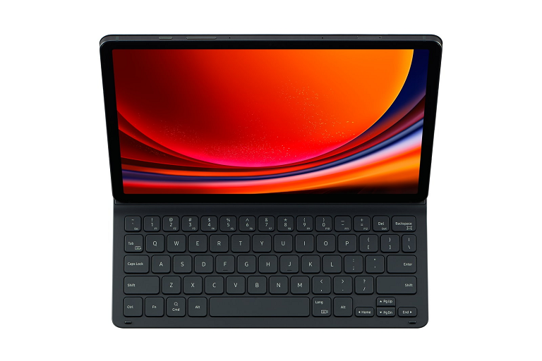 Samsung Galaxy Tab S9+ Book Cover Keyboard Slim - Black | Harvey Norman