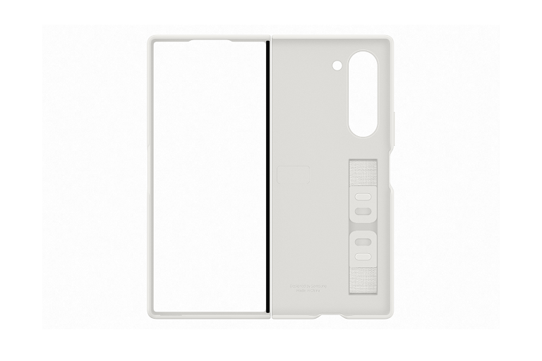 Samsung Galaxy Z Fold6 Silicone Stand Case with Grip - White | Harvey ...