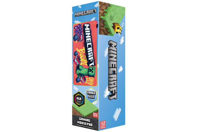 Powerwave Minecraft RGB XL Mouse Pad - Boom | Harvey Norman