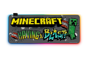 Powerwave Minecraft RGB XL Mouse Pad - Blast | Harvey Norman