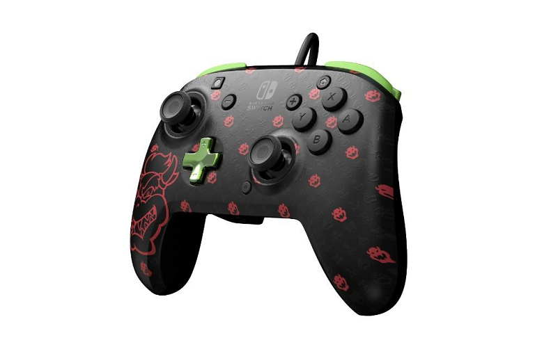 PDP Nintendo Switch Bowser Rematch Glow Wired Controller | Domayne