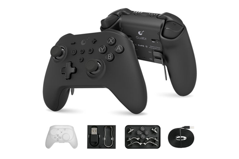 GuliKit KK3 Max Black and Retro Wireless Controller | Harvey Norman