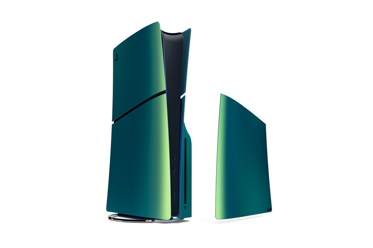 PS5 Slim Console Cover - Chroma Teal | Harvey Norman