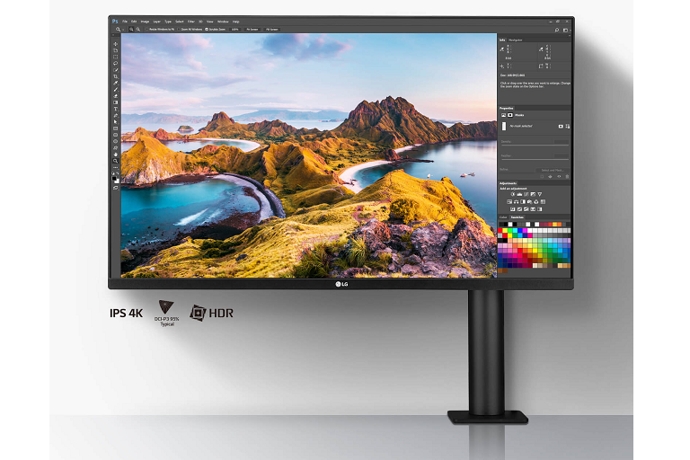 LG 32-inch UltraFine 4K UHD IPS Monitor with Ergo Stand & USB-C ...