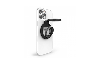 STM MagLoop iPhone Finger Loop, Stand and Bottle Opener - Black | Harvey Norman