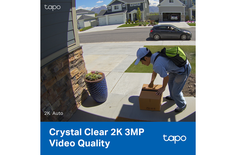 TP-Link Tapo D210 2K Video Doorbell Camera | Harvey Norman