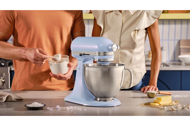 Kitchenaid Artisan Stand Mixer- Blue Salt | Harvey Norman