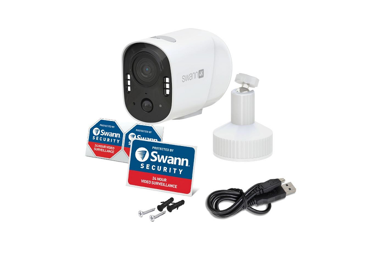Swann Pack of 2 Xtreem4K Wireless Security Camera with 32GB Micro SD ...