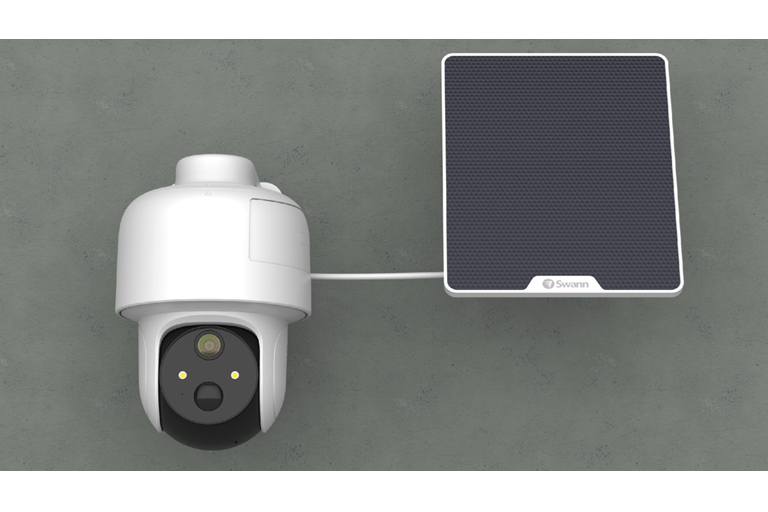 Swann 4K Pan and Tilt Security Camera with Solar Charging | Harvey Norman