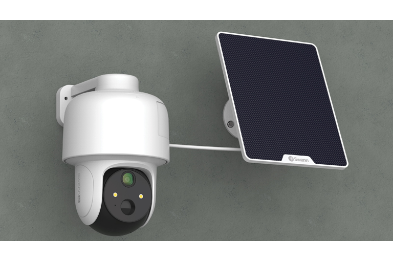 Swann 4K Pan and Tilt Security Camera with Solar Charging | Harvey Norman