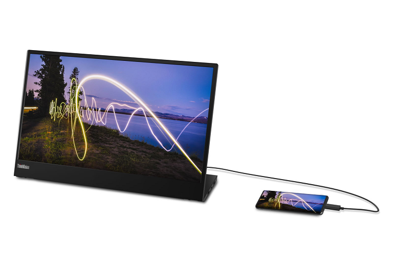 Lenovo ThinkVision M15 15.6-inch FHD Portable Monitor | Harvey Norman