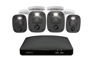 Swann Home 4 Camera 4 Channel 1080p Full HD DVR Security System with ...