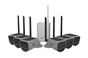 Swann MaxRanger4K Pro Long-Range Wireless 6-Camera Security System with ...