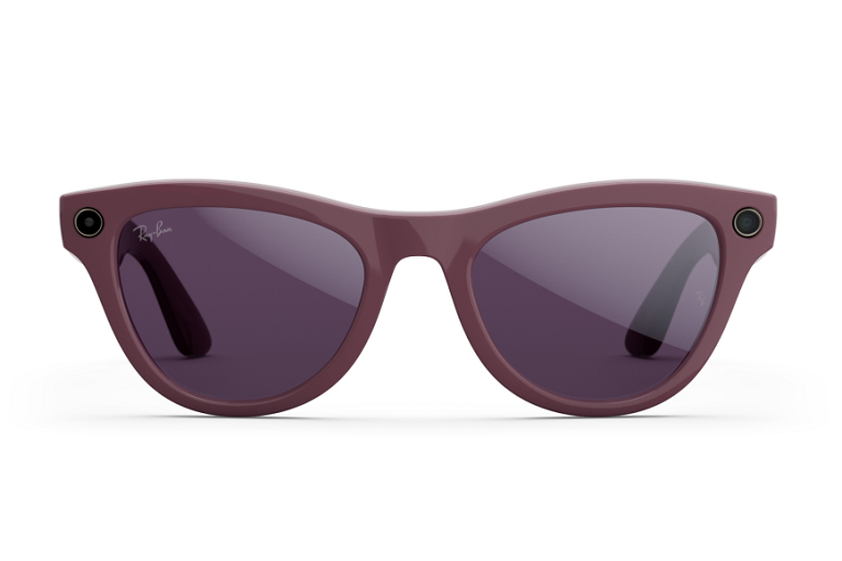 Ray-Ban Meta Skyler Gen 2 AI Glasses - Shiny Mystic Violet Frame with ...