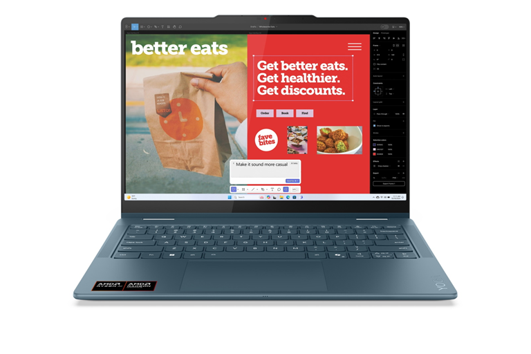 Lenovo Yoga 7 14-inch 2.8K OLED AMD Ryzen AI 7-350/32GB/1TB SSD Next ...