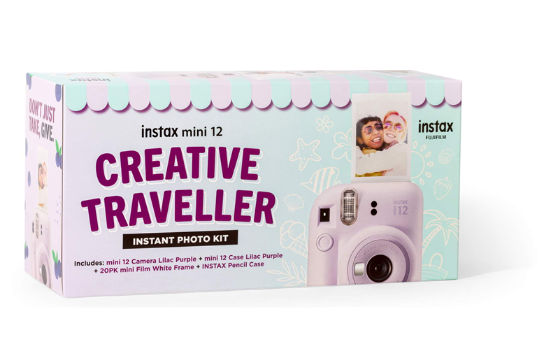 instax mini 12 Instant Photo Kit - Lilac Purple | Harvey Norman