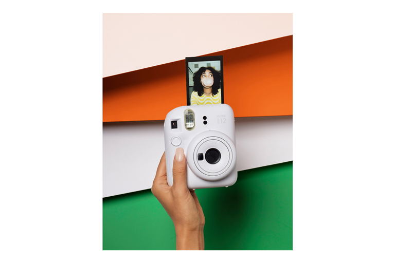 instax mini 12 Instant Camera Bundle - Clay White | Harvey Norman
