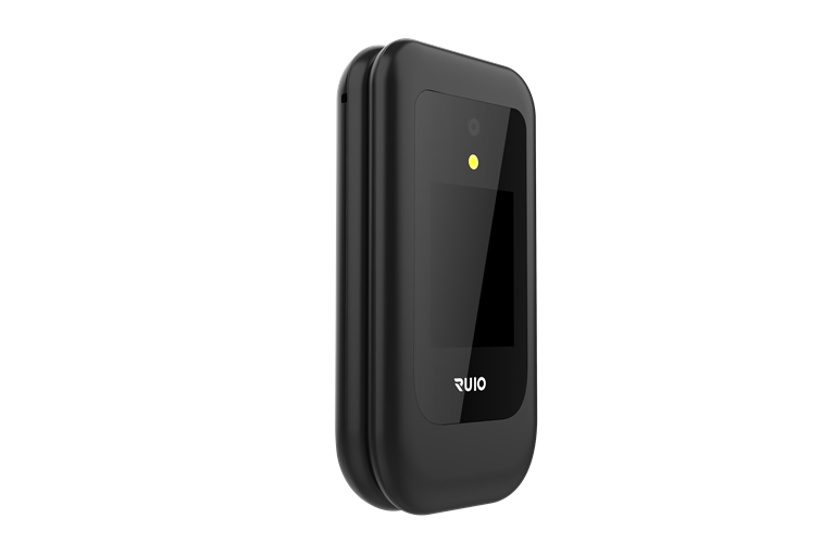 RUIO S1 4G Flip Phone - Black | Harvey Norman