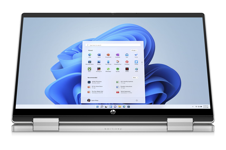 HP Pavilion x360 14-inch i7-1255U/16GB/512GB SSD 2 in 1 Laptop | Domayne