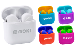 Moki MokiPods Mini Volume Limited True Wireless Earphones for Kids ...