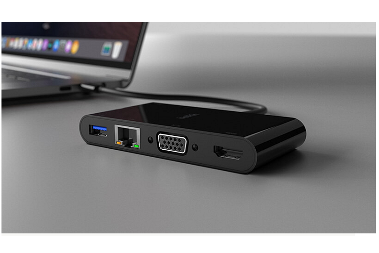 Belkin USB-C Multimedia + Charge Adapter | Harvey Norman