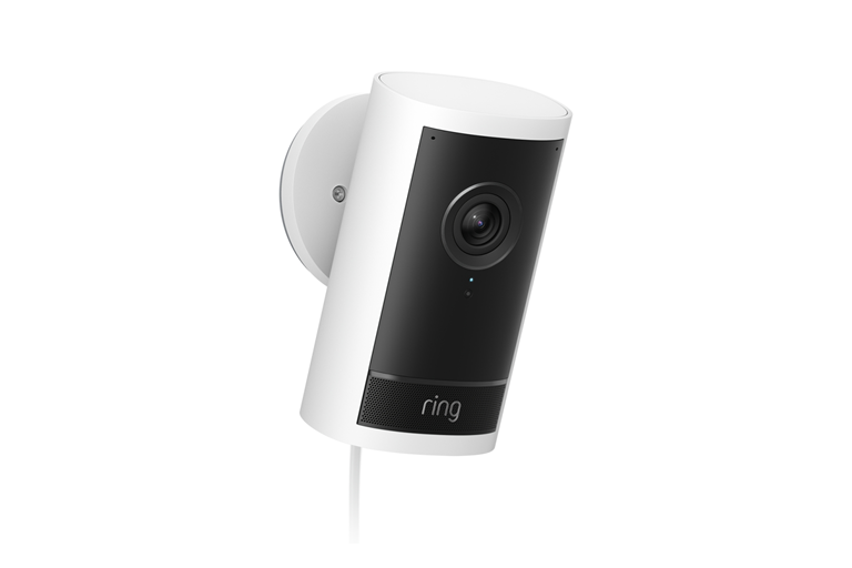 Ring Outdoor Camera Pro 4K Plug-in Security Camera - White | Harvey Norman