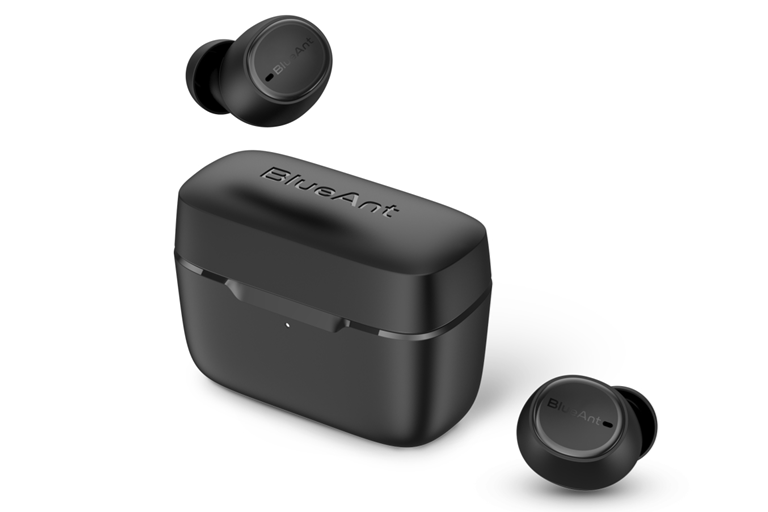 BlueAnt Pump Air Lite 2 True Wireless Earbuds - Slate Black | Harvey Norman