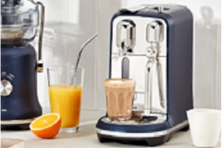 Nespresso Creatista Plus Coffee Machine by Breville - Damson Blue ...