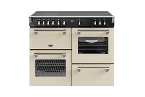 Belling 110cm Richmond Deluxe 5 Zone Induction Range Cooker - Cream ...
