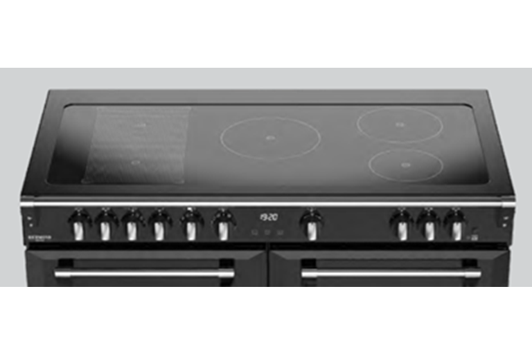 Belling Richmond Deluxe 90cm 5 Zone Induction Range Cooker - Black ...