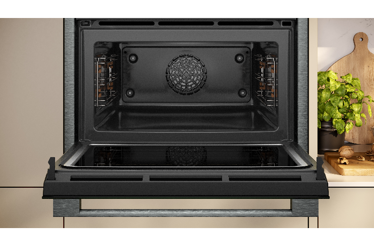 Neff Built-in Compact Oven with Microwave Function - Graphite Grey ...