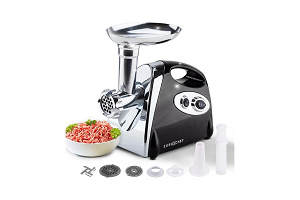 EuroChef MG500 1800W Stainless Steel Electric Sausage Filler and Meat ...