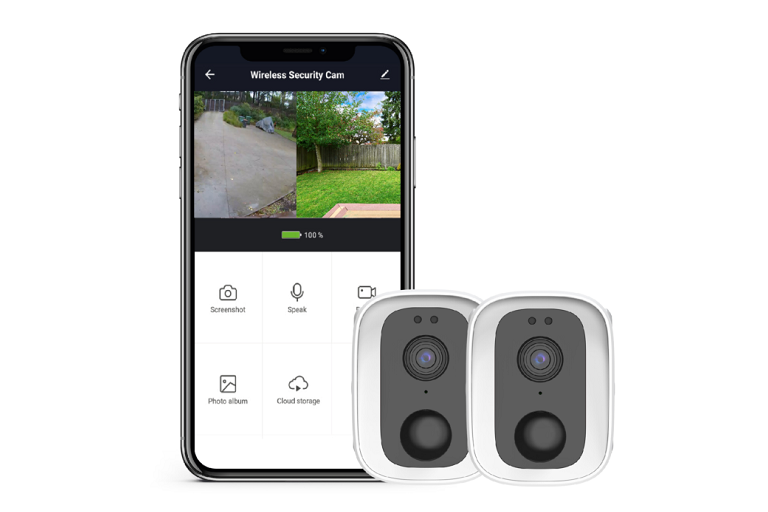 Connect Smart Home 2 Pack Outdoor Security Camera | Harvey Norman