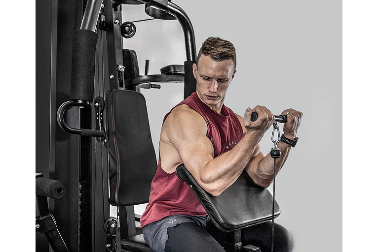 Cortex GS7 Multi Station Home Gym with Weight Stack + MF4000 Bench ...