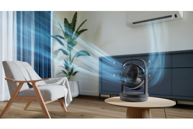 Philips 3000 Series Desk Fan - Black | Harvey Norman