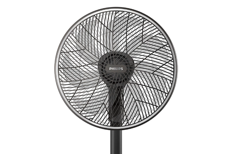 Philips 3000 Series Pedestal Fan - Black | Harvey Norman