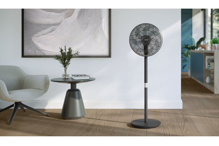 Philips 3000 Series Pedestal Fan - Black | Harvey Norman