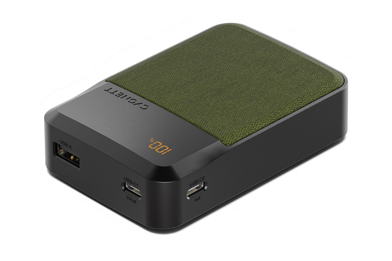 Cygnett ChargeUp Reserve G3 10000mAh Power Bank - Black | Harvey Norman